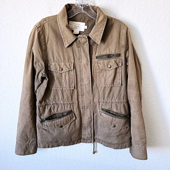 J. Crew | Jackets & Coats | J Crew Classic Twill Chino Ripstop Utility ...